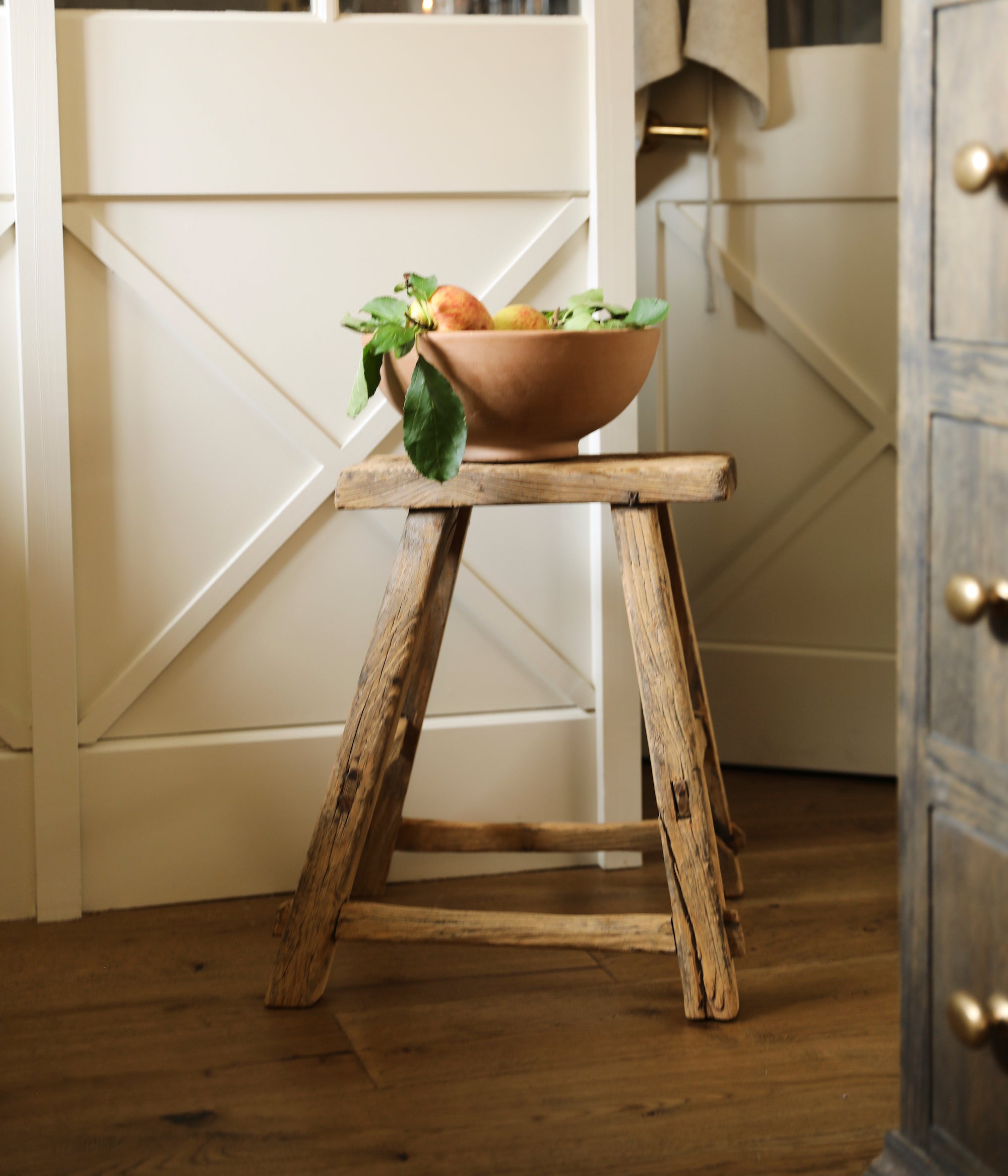 Rustic Reclaimed Stool – Gathered Living