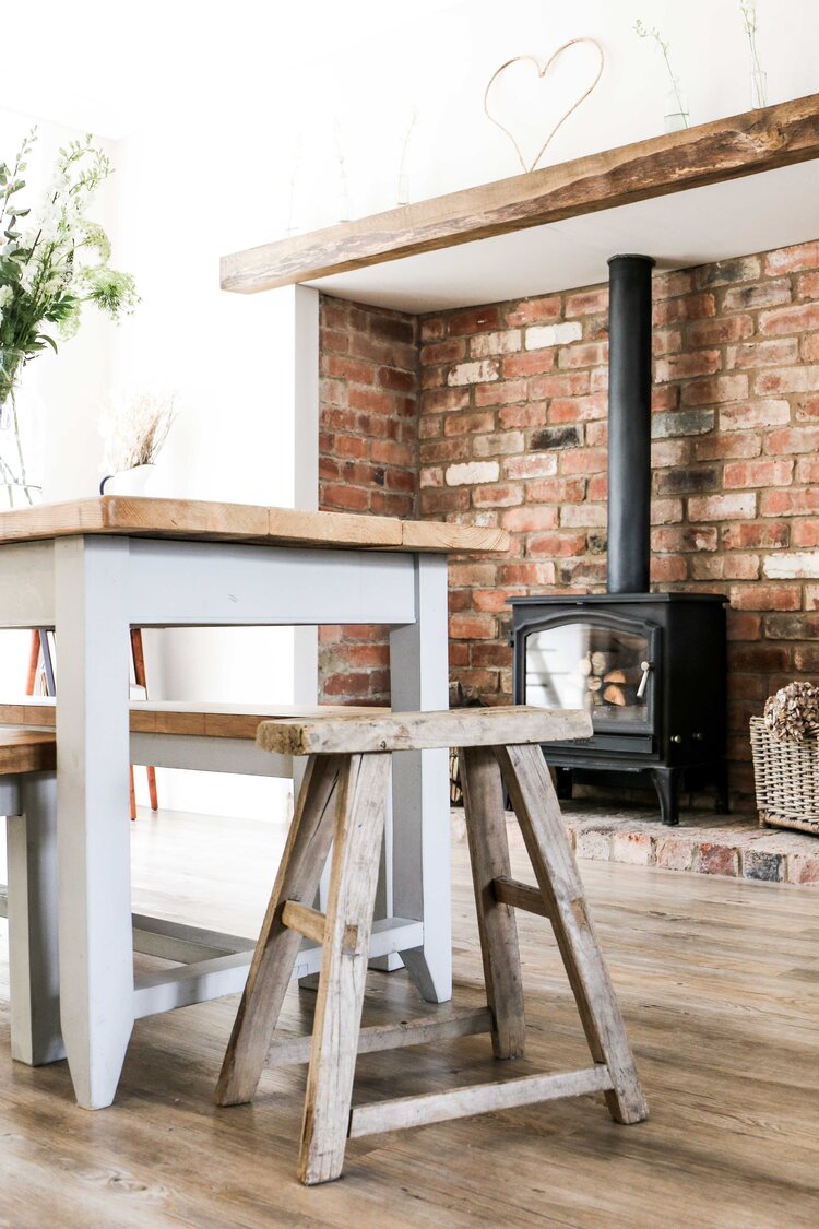 Rustic Reclaimed Stool – Gathered Living